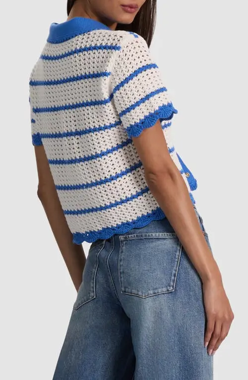 Alice + Olivia Randall Open Stitch Cardigan