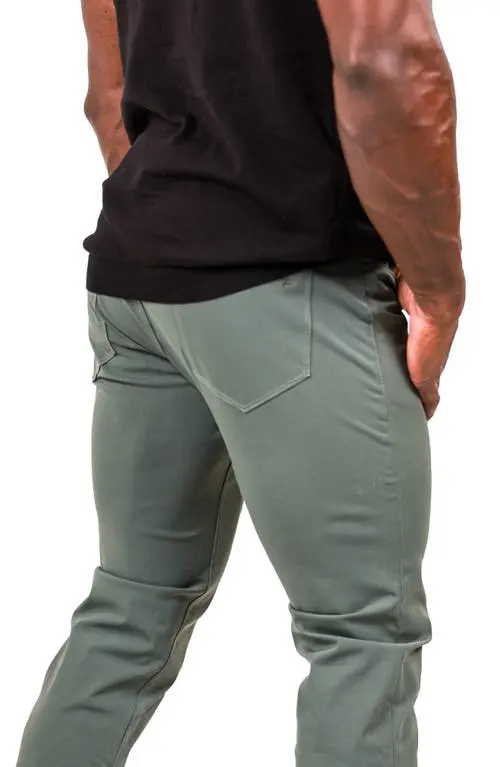 MACEOO Marthyr Slim Fit Stretch Pants - Green