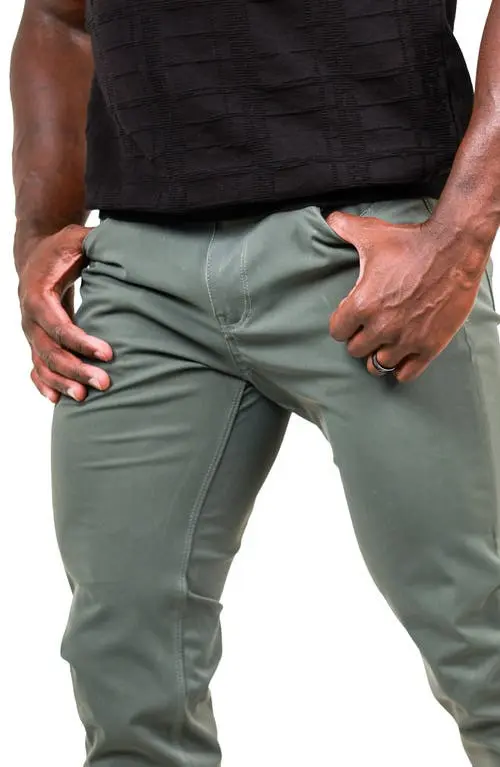 MACEOO Marthyr Slim Fit Stretch Pants - Green