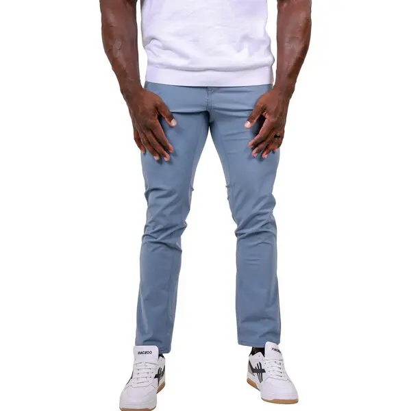 MACEOO Marthyr Slim Fit Stretch Pants - Blue