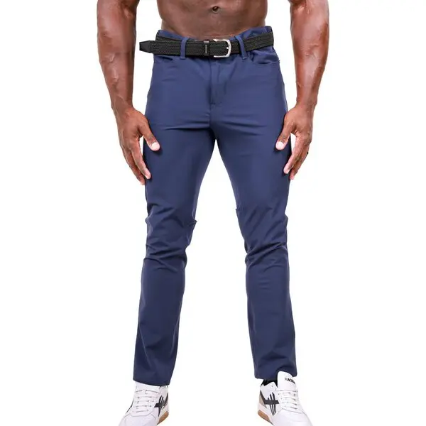 MACEOO Marthyr Slim Fit Pants - Blue