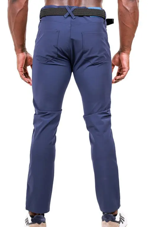MACEOO Marthyr Slim Fit Pants - Blue
