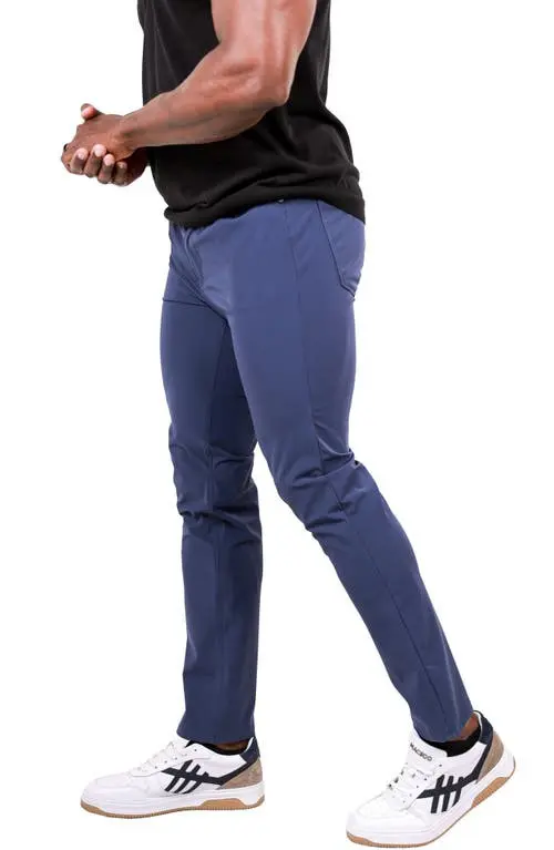 MACEOO Marthyr Slim Fit Pants - Blue