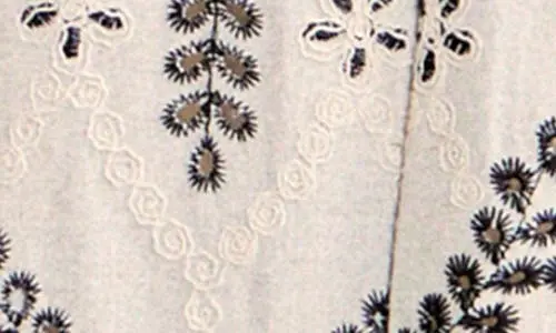 English Factory Embroidered Eyelet Maxi Skirt