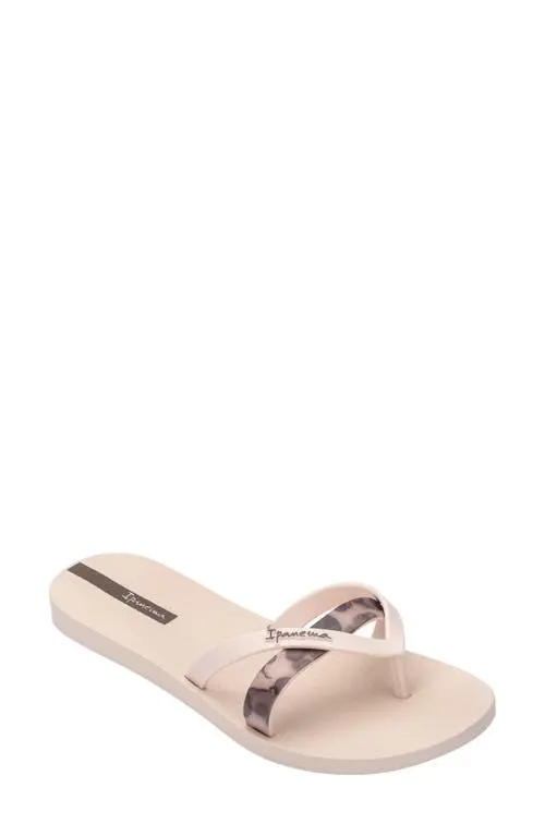 Ipanema Kirei Thong Sandals With Animal Print Strap