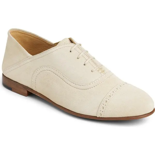 THE OFFICE OF US Mrs. Gad Cap Toe Oxford - Oat