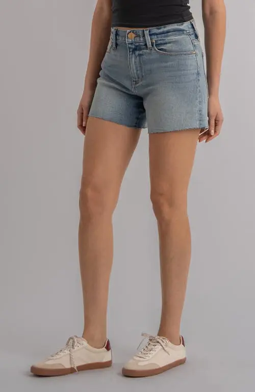 Kut From The Kloth Jenny High Waist Raw Hem Denim Shorts
