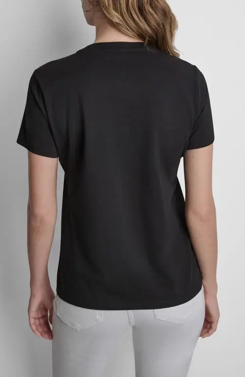 Dkny Nyc Icons Graphic Cotton Blend T-shirt - Black