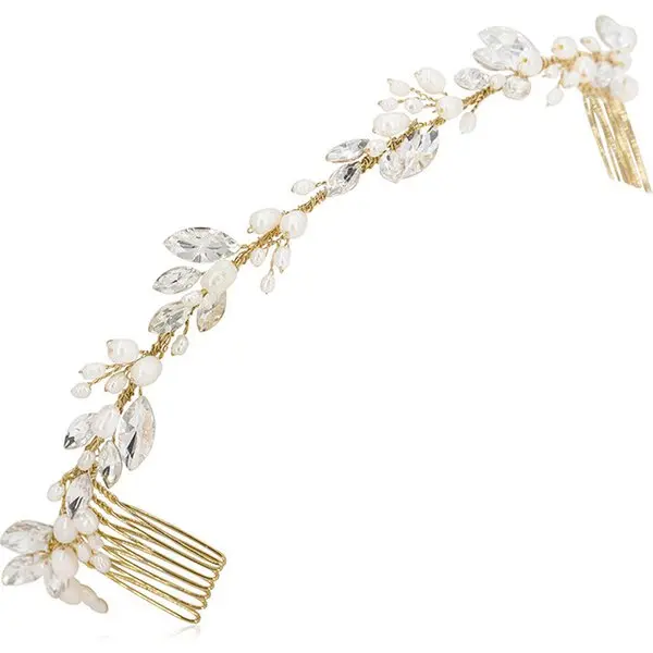Brides & Hairpins Themis Halo Comb - Gold