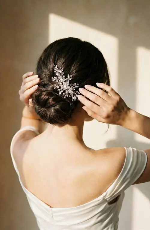 Brides & Hairpins Deja Hair Comb - Silver