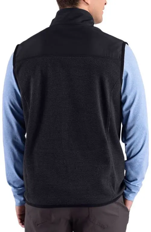 CBUK BY CUTTER & BUCK Hunts Point Mixed Media Vest - Black