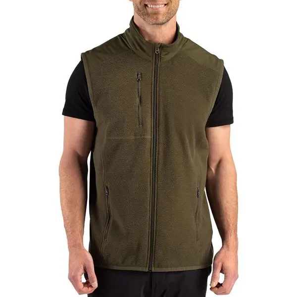 CBUK BY CUTTER & BUCK Hunts Point Mixed Media Vest - Poplar