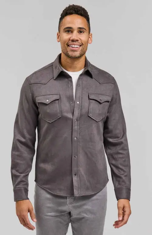RYE 51 The Wyatt Shirt Jacket - Smoke