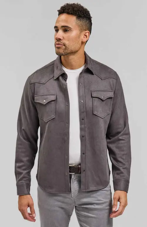 RYE 51 The Wyatt Shirt Jacket - Smoke