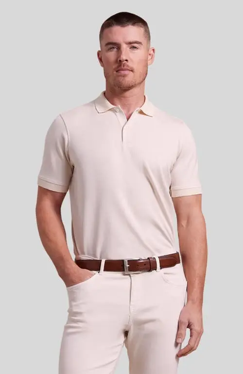 RYE 51 The Holden Short Sleeve Polo - Sand