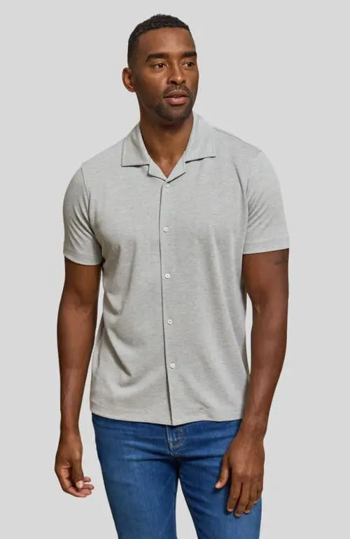 RYE 51 The Brody Cabana Shirt - Heather Grey