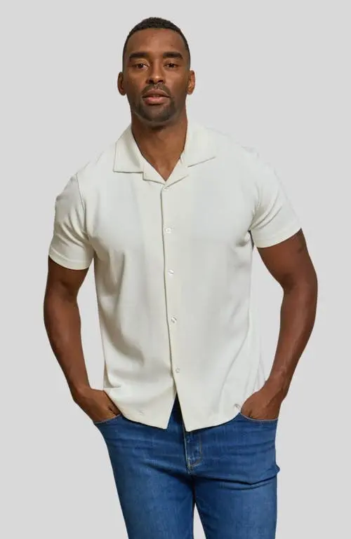 RYE 51 The Brody Cabana Shirt - White