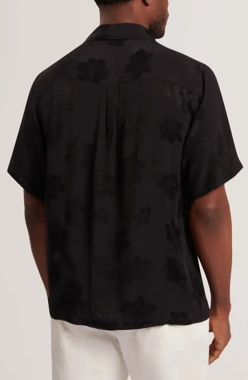 Ted Baker London Thovan Floral Jacquard Camp Shirt
