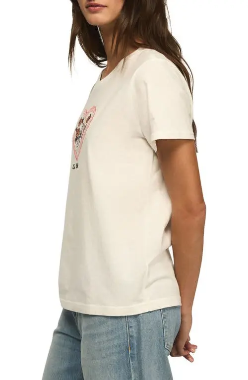 Lucky Brand Love Drunk Embroidered Cotton T-shirt