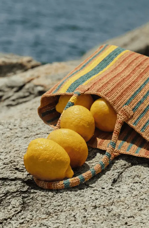 JURGI Riviera Beach Bag - Multi Yellow