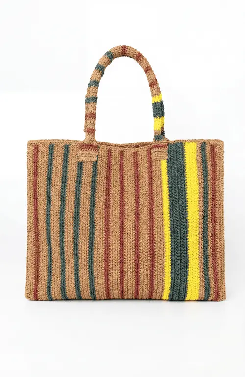 JURGI Riviera Beach Bag - Multi Yellow