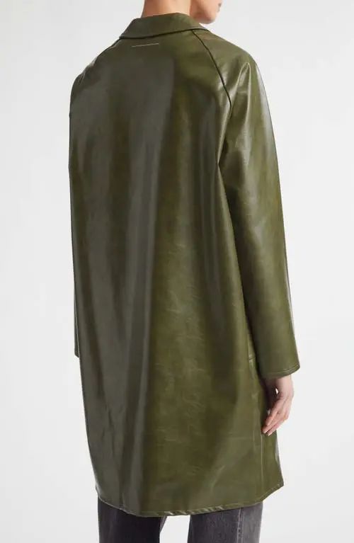 MAISON MARGIELA Faux Leather Coat