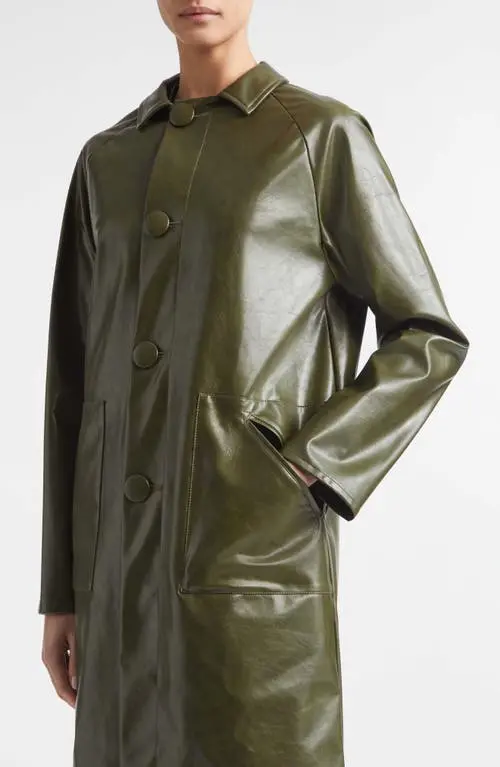 MAISON MARGIELA Faux Leather Coat