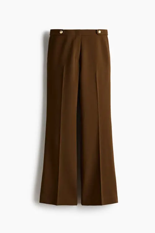 H&m Flared Tailored Trousers
