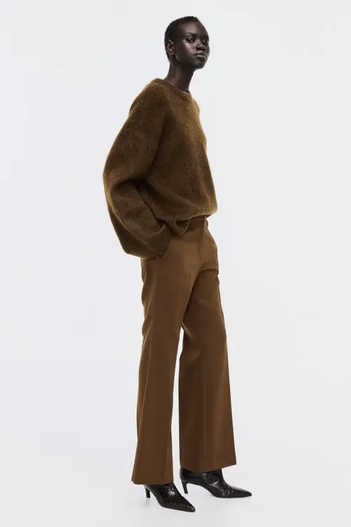 H&m Flared Tailored Trousers