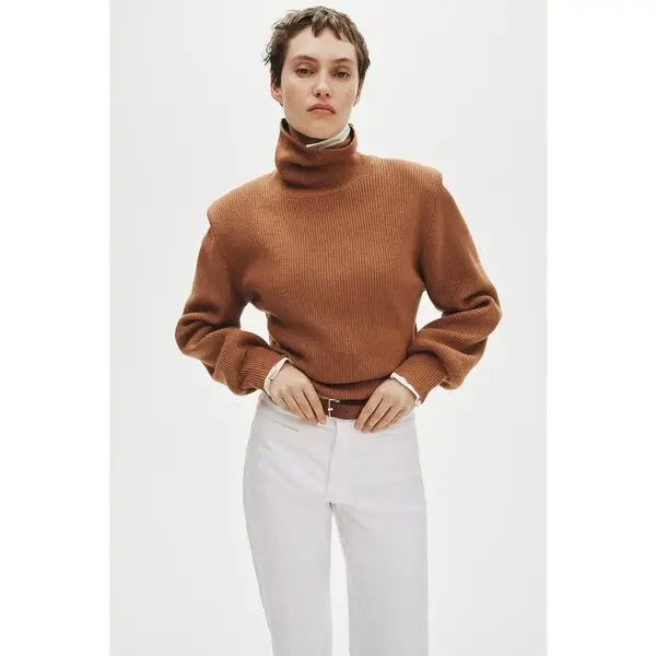 H&m Flared Twill Trousers