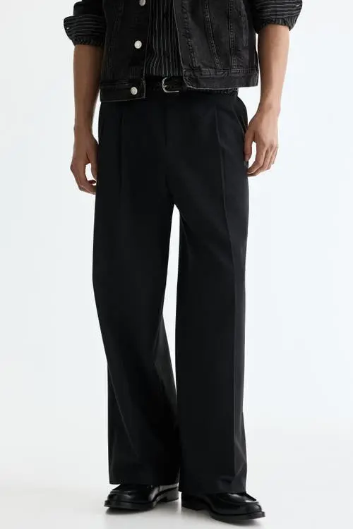 H&m Loose Fit Tailored Trousers