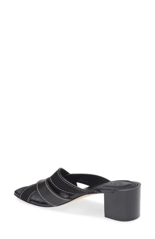 TOD'S Block Heel Slide Sandals