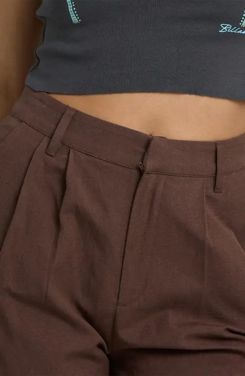 BILLABONG Perfect Day Pleated Wide Leg Trousers