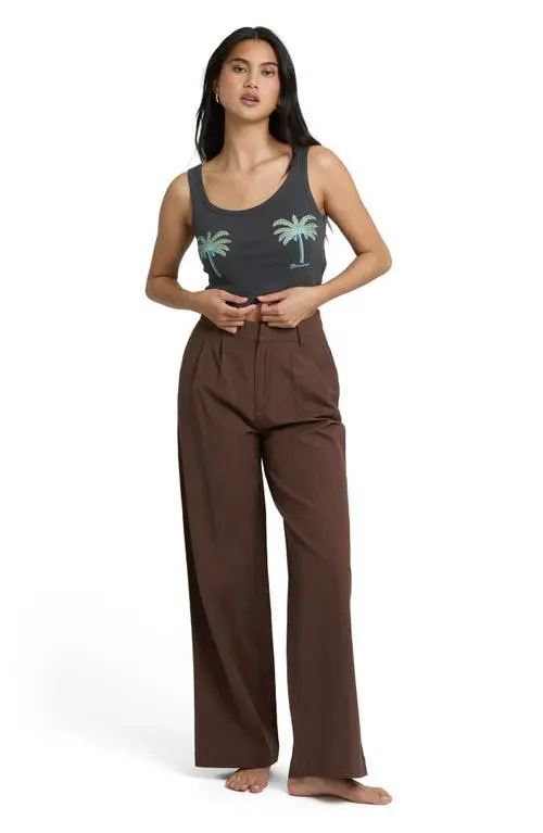 BILLABONG Perfect Day Pleated Wide Leg Trousers