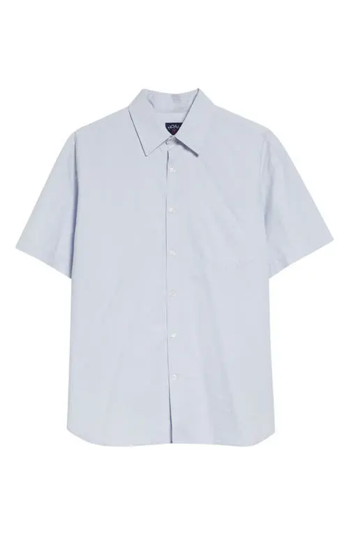 NOAH Oversize Short Sleeve Cotton Poplin Button-up Shirt