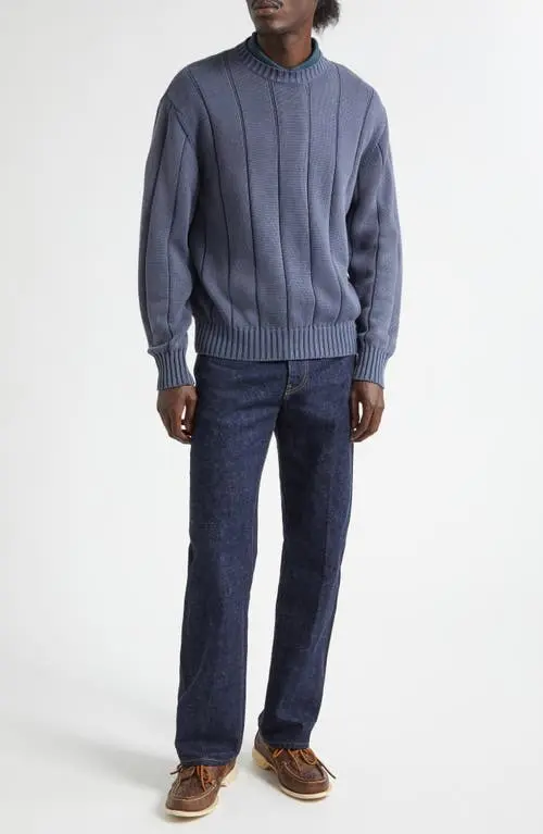 NOAH Drop Needle Cotton Sweater