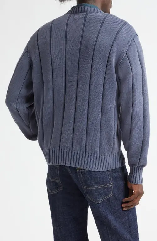 NOAH Drop Needle Cotton Sweater