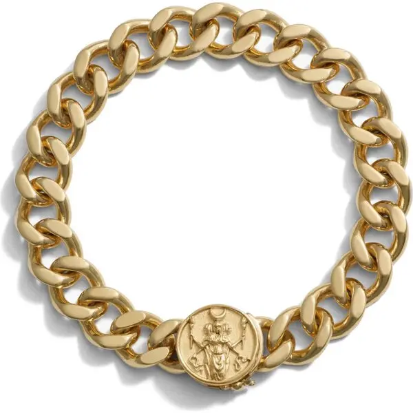 AWE INSPIRED Hecate Goddess Charm Bracelet - 14k Gold Vermeil