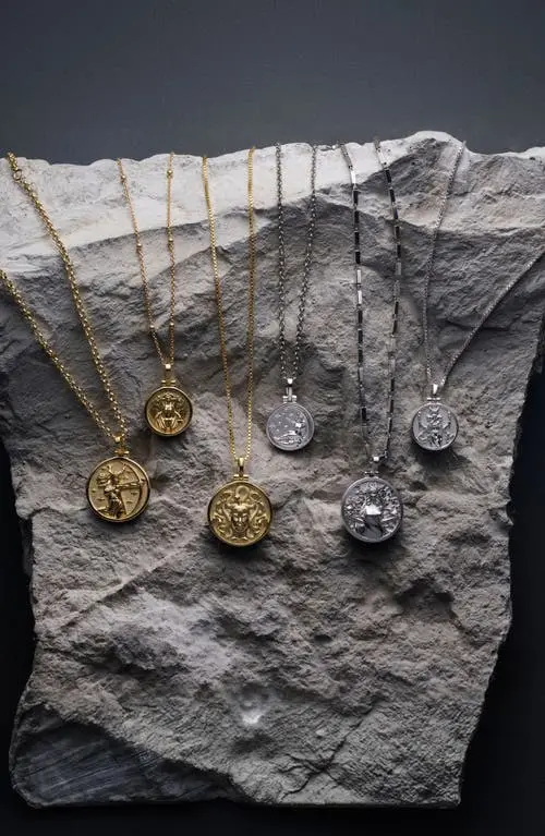 AWE INSPIRED Goddess Pendant Necklace - Athena/gold