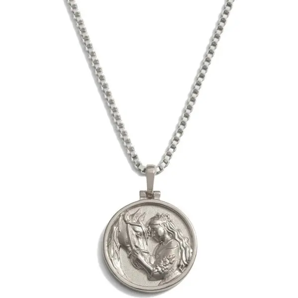 AWE INSPIRED Goddess Pendant Necklace - Rhiannon/silver
