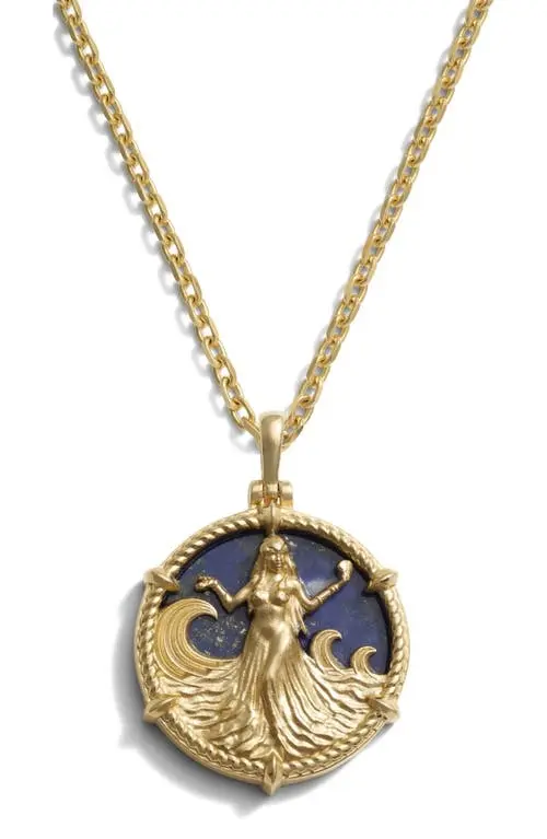 AWE INSPIRED Yemaya Pendant Necklace - 14k Gold Vermeil