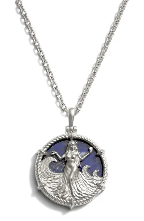AWE INSPIRED Yemaya Pendant Necklace - 925 Sterling Silver