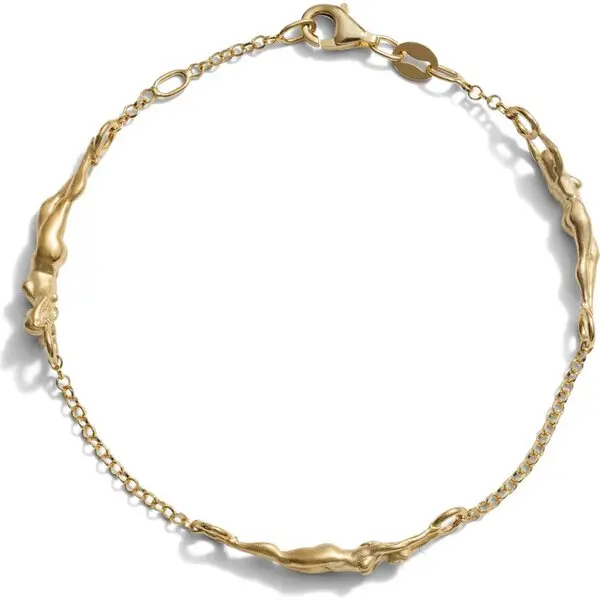 AWE INSPIRED Divine Feminine Bracelet - 14k Gold Vermeil