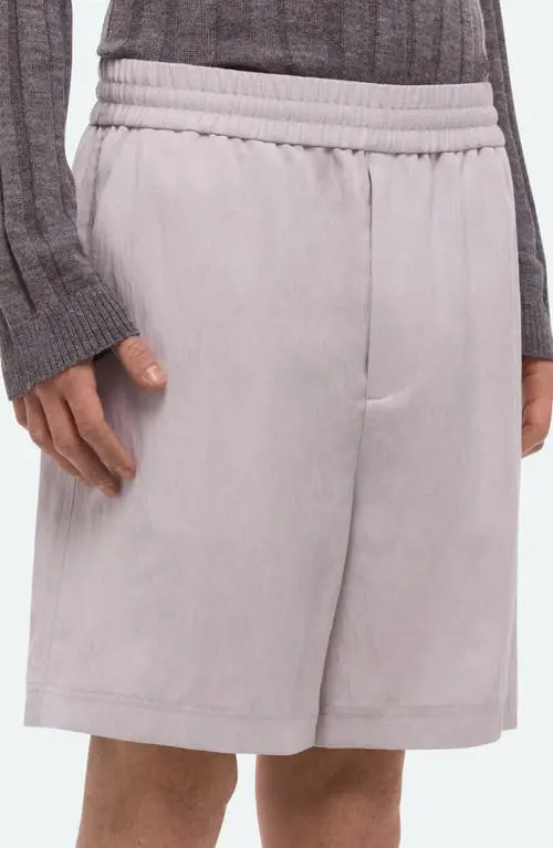 Helmut Lang Relaxed Fit Pull-on Shorts - Ice