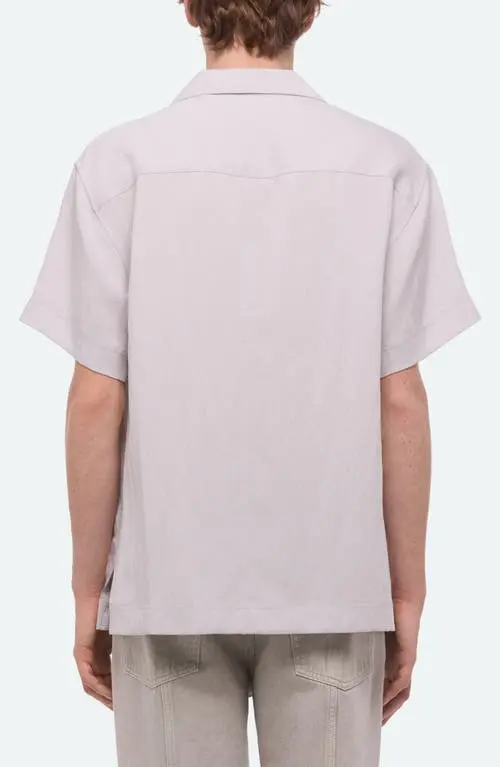 Helmut Lang Solid Camp Shirt - Ice