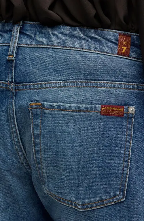7 For All Mankind Low Rise Relaxed Straight Leg Jeans