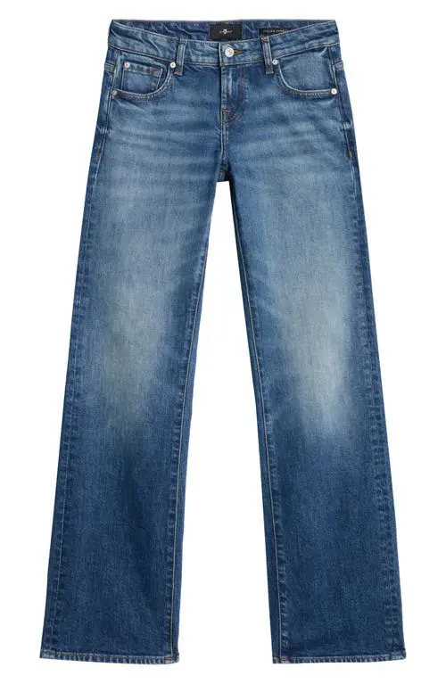 7 For All Mankind Low Rise Relaxed Straight Leg Jeans