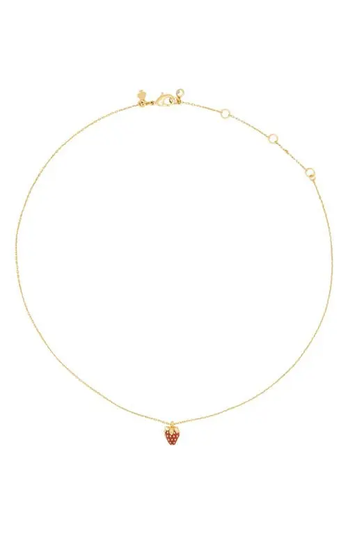 Kate Spade New York Strawberry Pendant Necklace