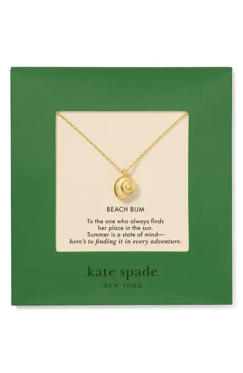 Kate Spade New York Shell Pendant Necklace