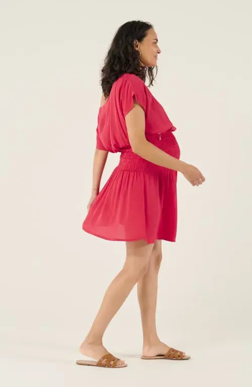 CACHE COEUR Carmen Smocked Mini Dress